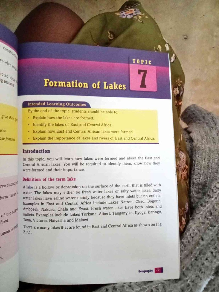 Unit 7 - Formation of Lakes | PDF
