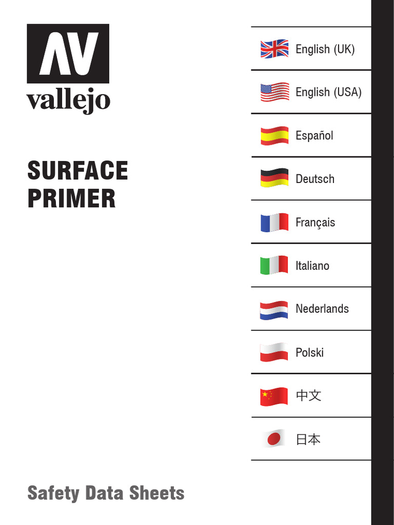 SDS Surface Primer 2019 | PDF | Toxicity | Personal Protective Equipment
