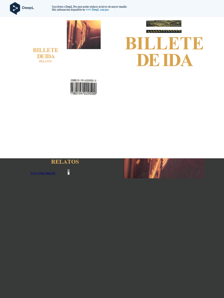 03 One Way Ticket Short Stories Es | PDF | Tren