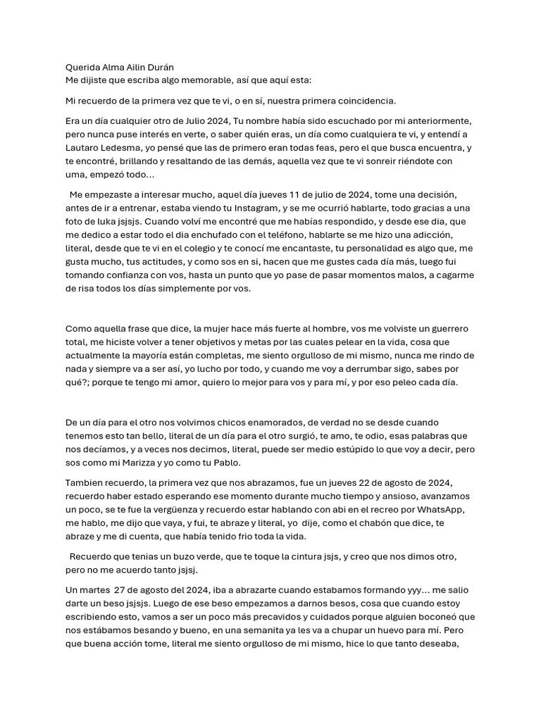 Presentación Historia de Amor San Valentín Ilustrada Beige - 20241026 ...