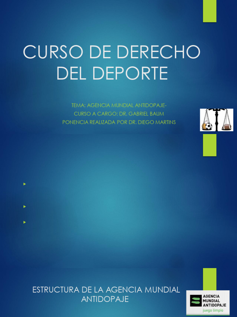 Agencia Nacional Antidopaje Wada-Ama | PDF | Dopaje en el deporte