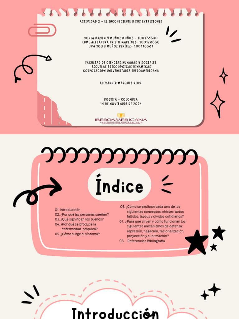 Actividad 2 - El Inconsciente y Sus Expresiones | PDF | Mente ...