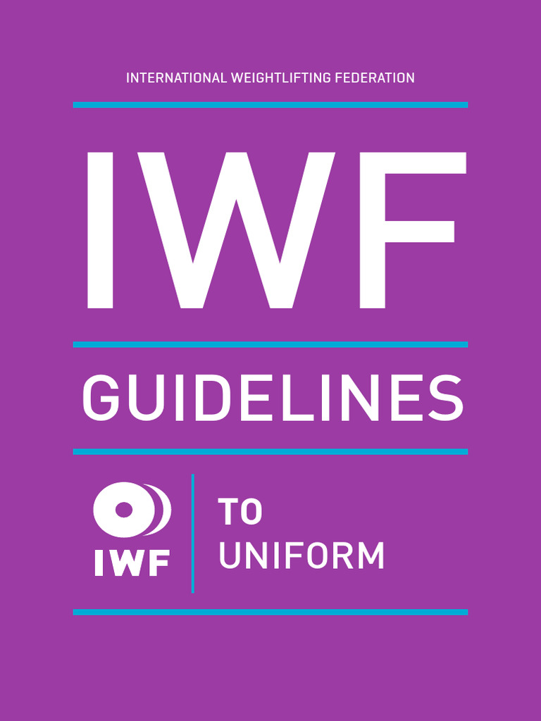 IWF Guidelines - TO Uniform | PDF | Clothing | Fashion