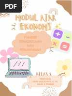 Modul Ajar Ekonomi Kelas X (Kebutuhan Manusia) | PDF