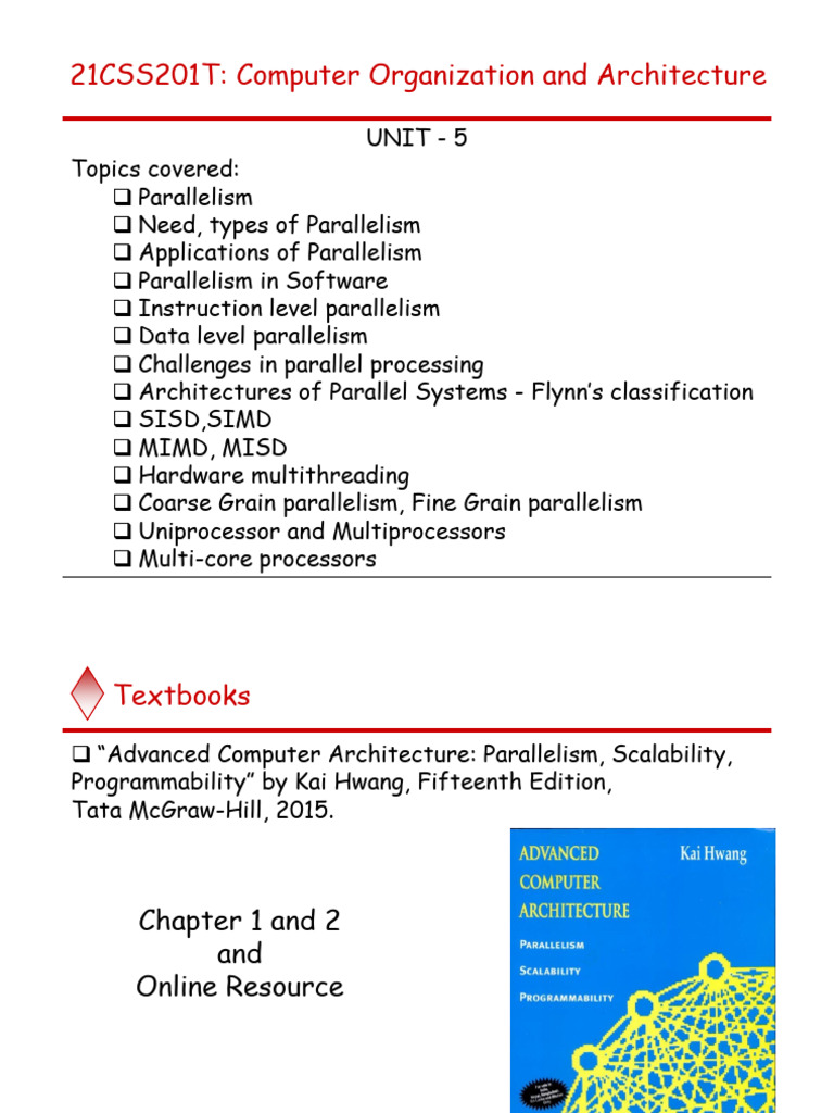 Unit 5 | PDF | Multi Core Processor | Parallel Computing