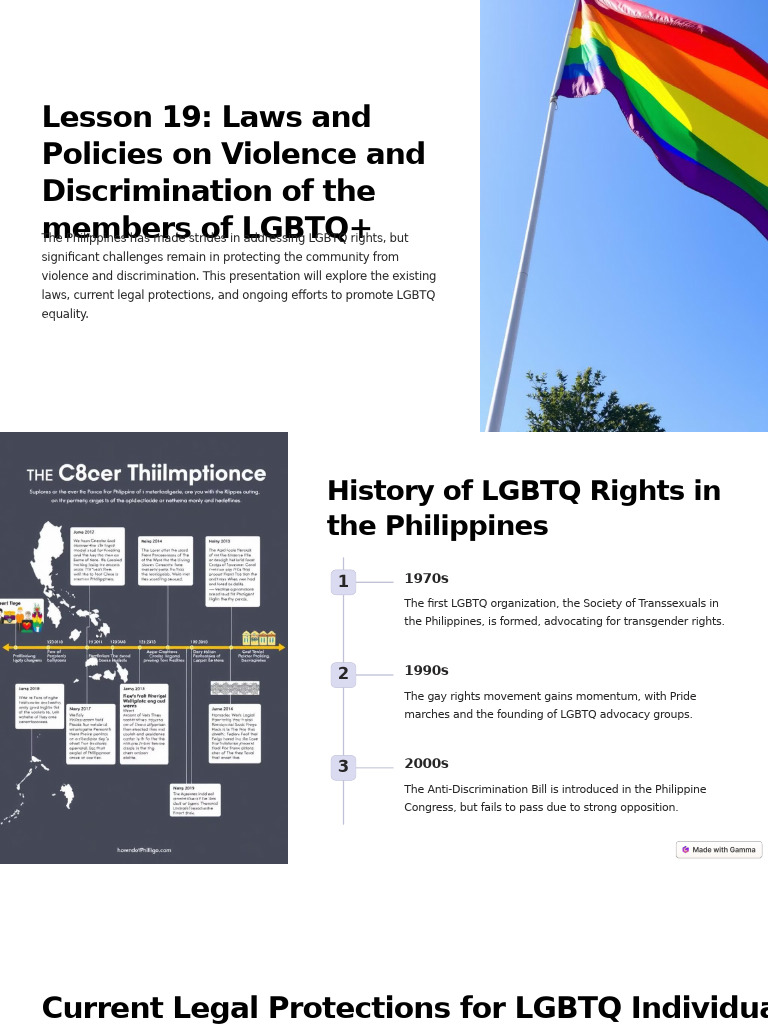 LGBTQ Rights and Legal Protections in PH | PDF | LGBTQIA+ Studies | Lgbt