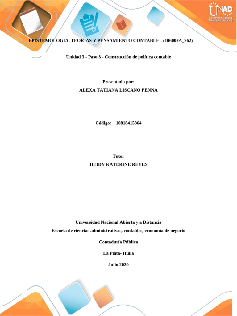 Alexa Tatiana Liscano Penna - Paso 3 - Construcción de Política ...