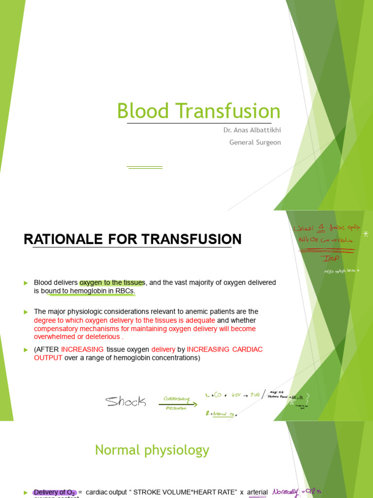 Blood Transfusion Guidelines | PDF | Blood Transfusion | Blood Type