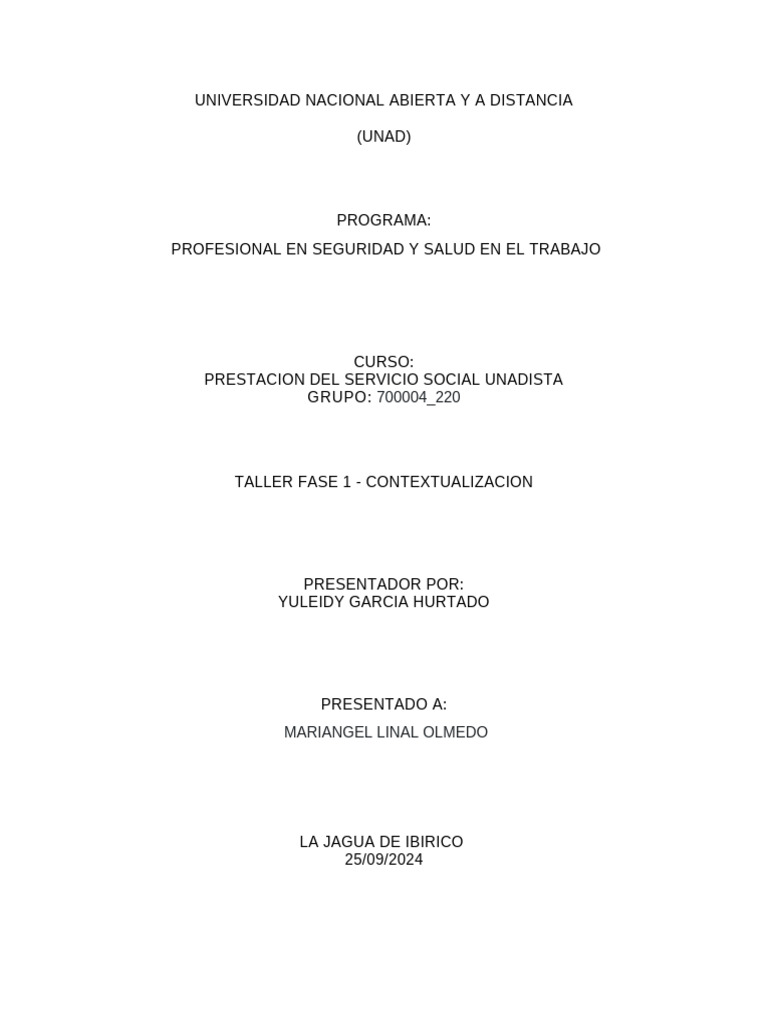 Fase 1 - Contextualizacion - Yuleidy | PDF | Sustentabilidad | Agricultura