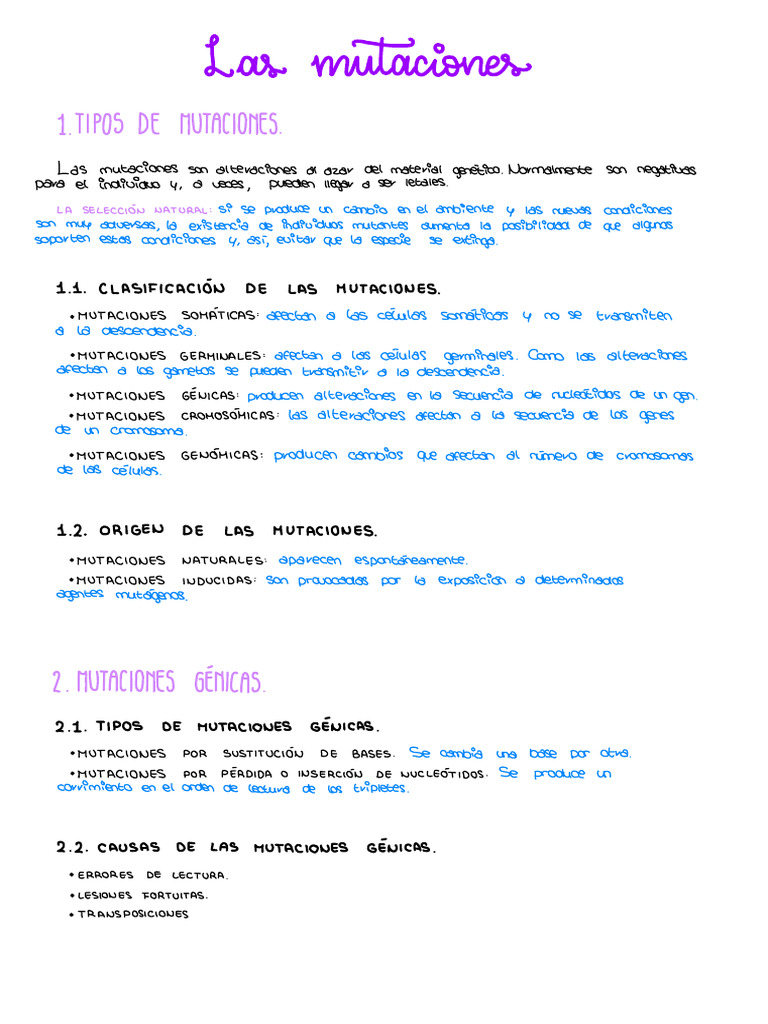 Tema 15 | PDF | Mutación | Mutageno