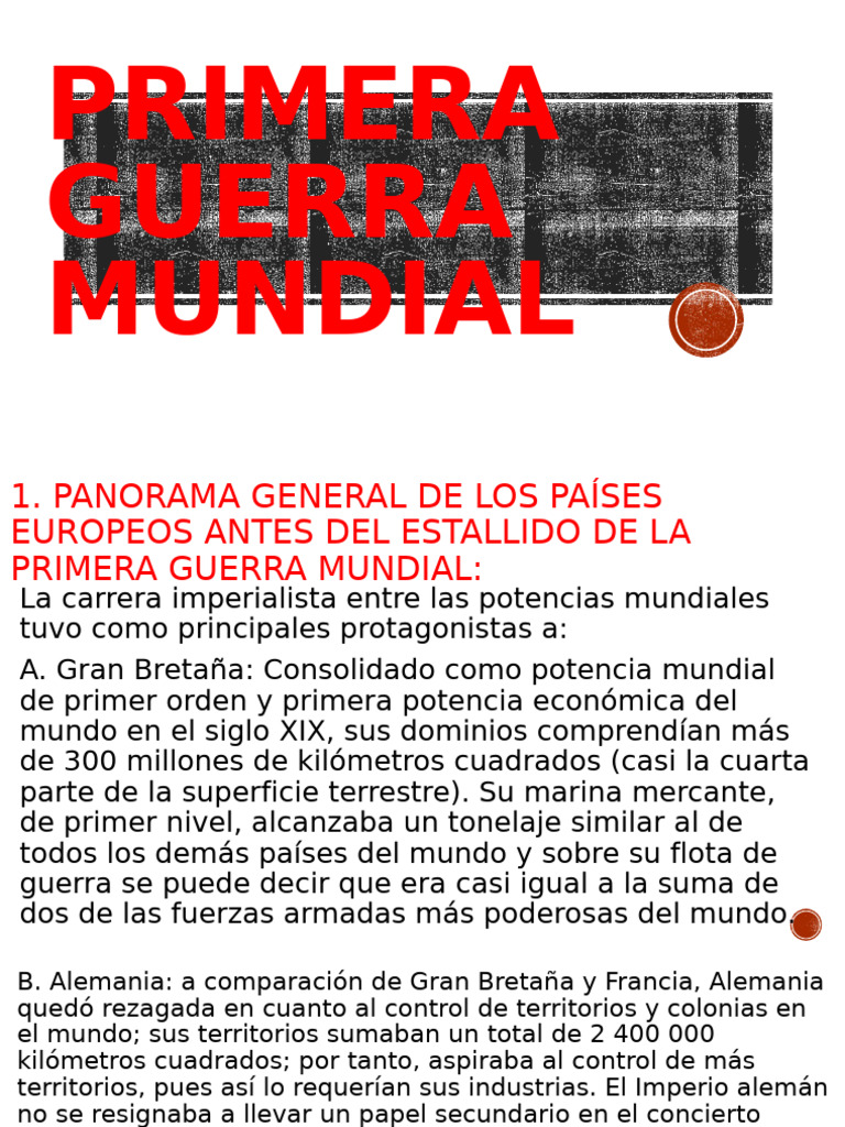 Primera Guerra Mundial | PDF | Primera Guerra Mundial | Austria Hungría