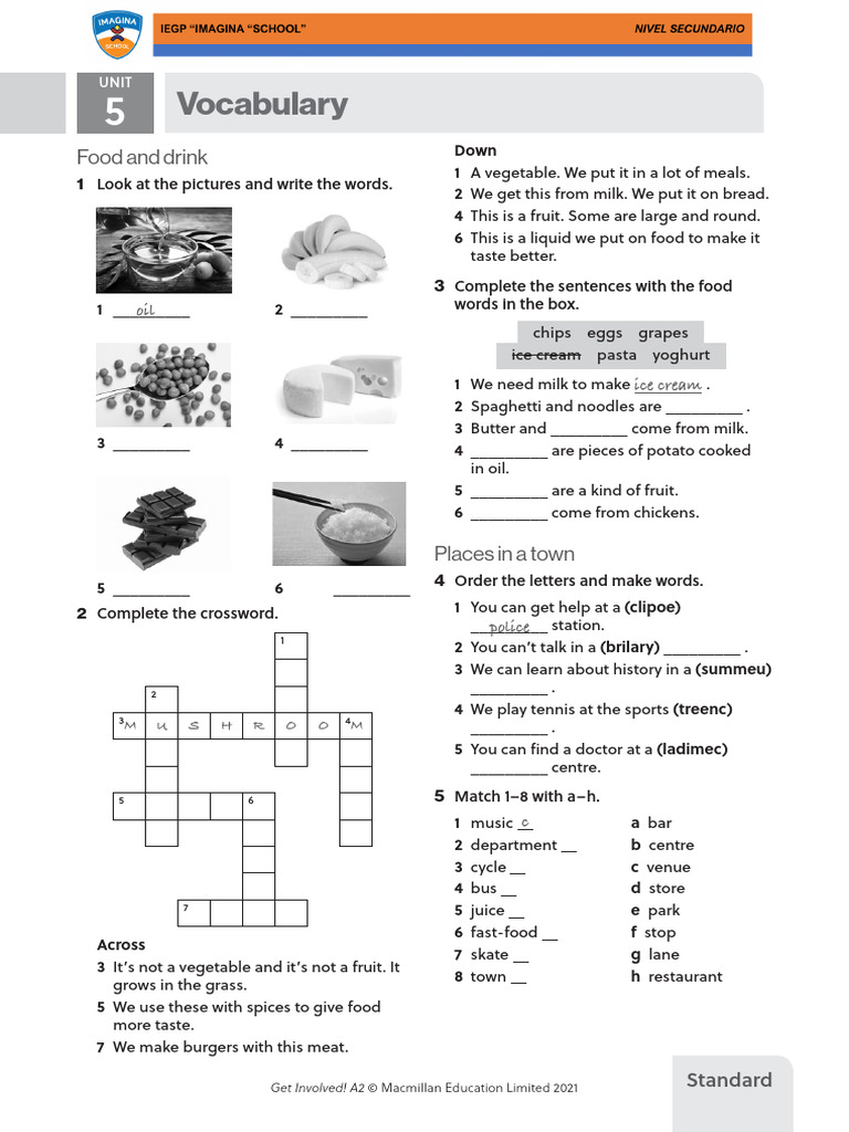 Worksheet 2ND Secondary | PDF | Plural | Noun
