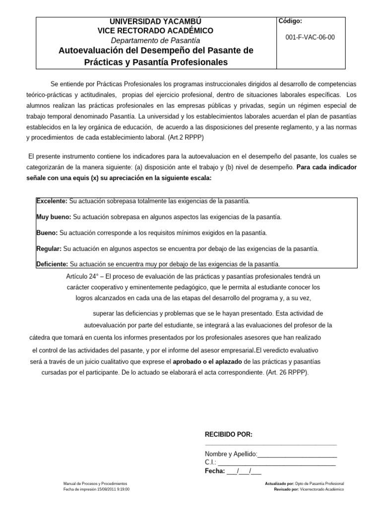 Formato Evaluacion Final Del Tutor | PDF | Evaluación