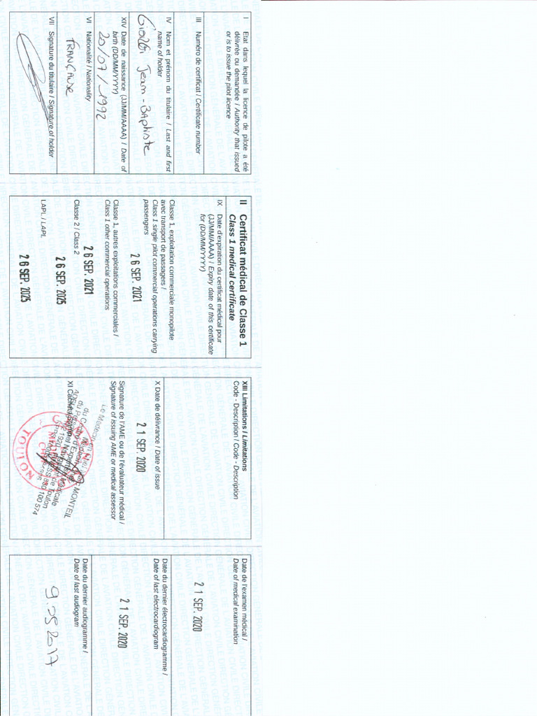 Certificat MÃ©dical 2020-2021 | PDF