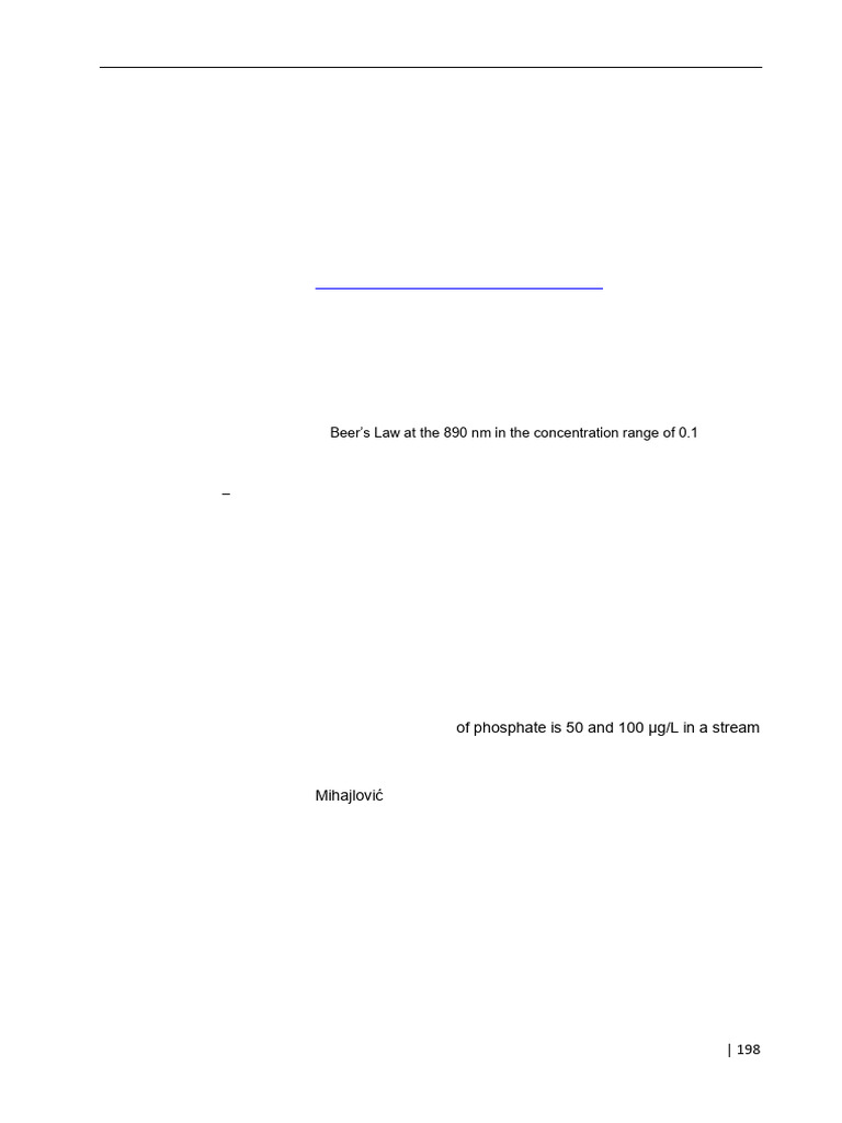 A Simple Spectrophotometric Method For The Quantit Pdf Spectrophotometry Phosphate