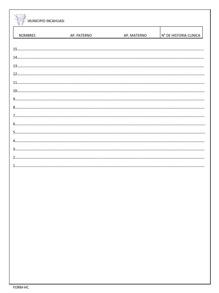 Formulario H.C | PDF | Derecho
