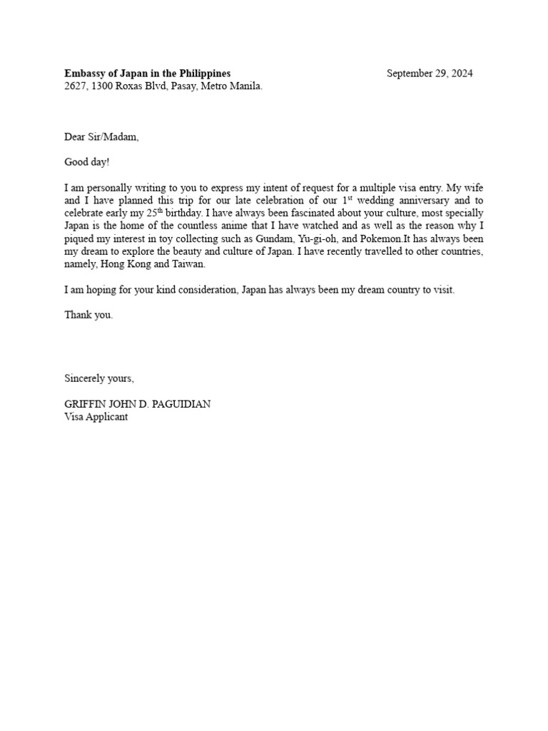 Cover Letter - GJP | PDF | Art