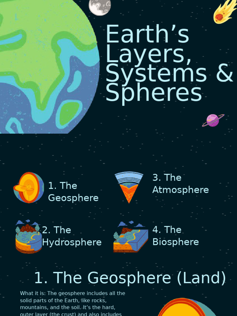 8th - Earth's Layers, Systems & Spheres | PDF | Earth Sciences | Earth