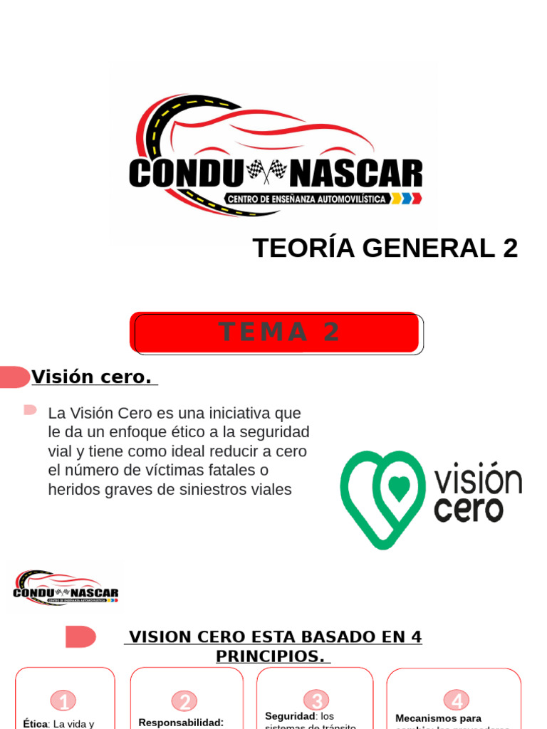 Tema 2 Vision Cero | PDF | Accidente de tráfico