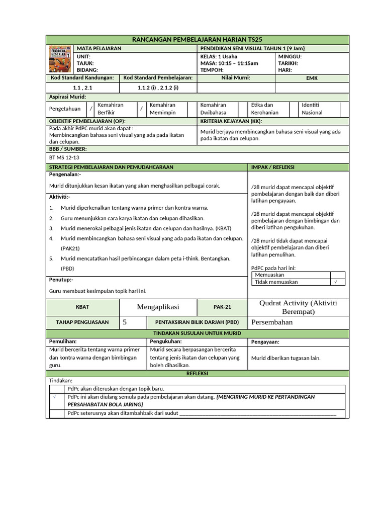 4.week 9 - Wednesday 15.05.2024 | PDF | Lesson Plan | Worksheet