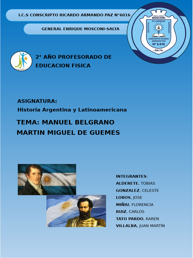 Belgrano Guemes | PDF | Argentina