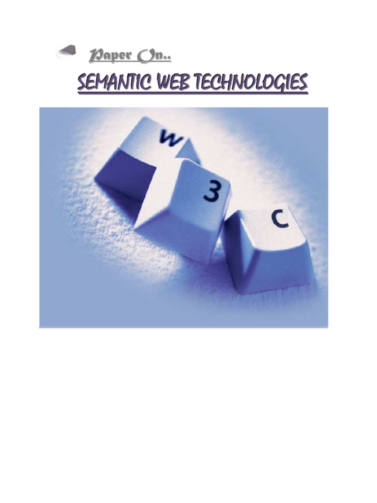 Semanti Web Technologies | PDF | Resource Description Framework | Semantic Web