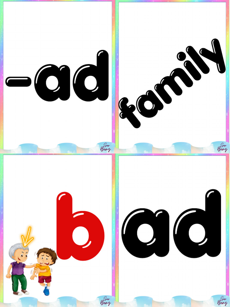 CVC Ahh Clip Chart | PDF