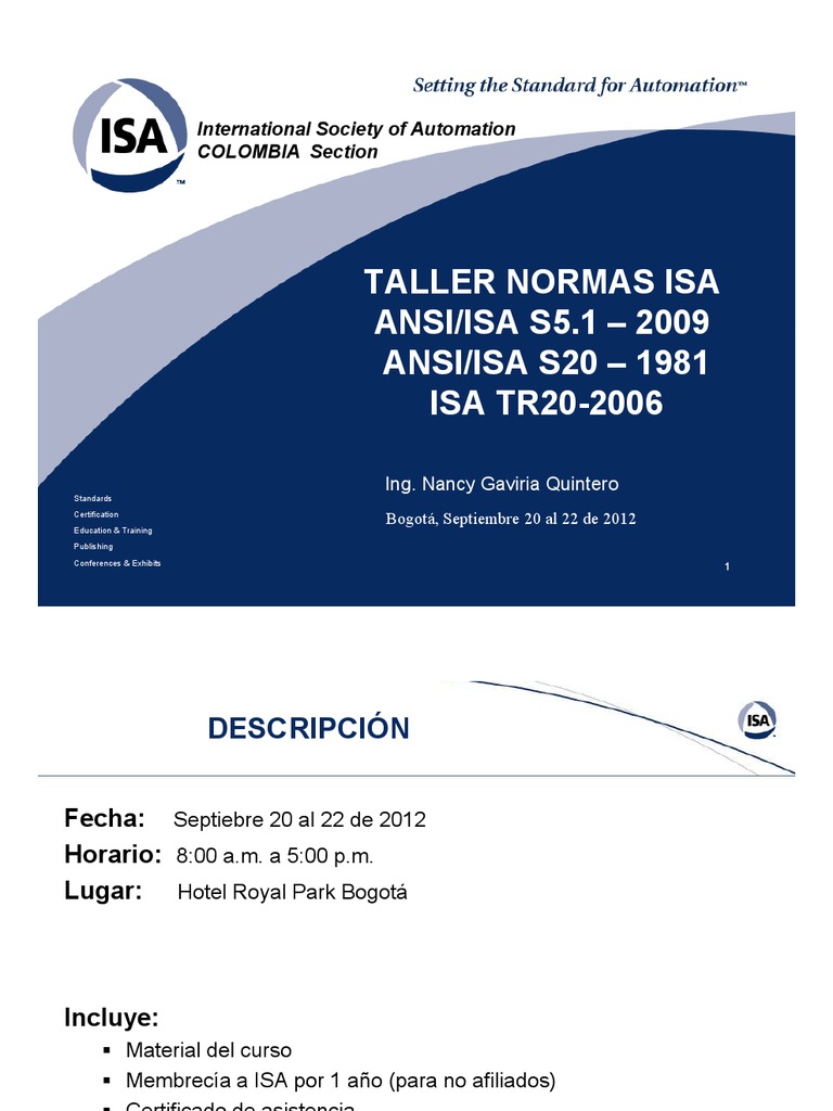 Taller ISA 20 | PDF | Ciencia y Tecnología | Ingeniería