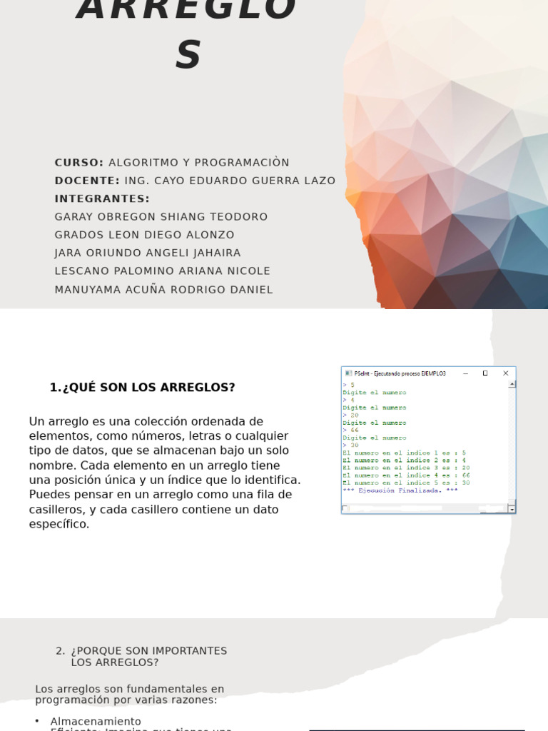 Arreglos en Programacion Una Guia Completa | PDF | Informática | Programación de computadoras