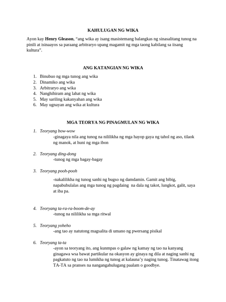 Wika | PDF