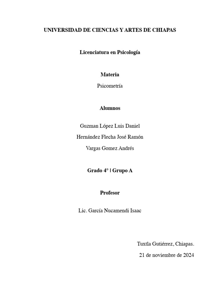 Wisc IV Informe | PDF | Atención | Memoria