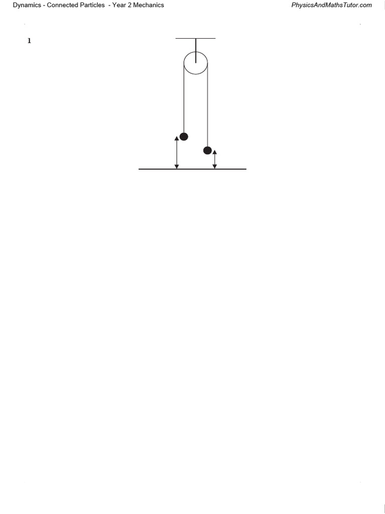 Dynamics of Connected Particles | PDF | Classical Mechanics | Mass