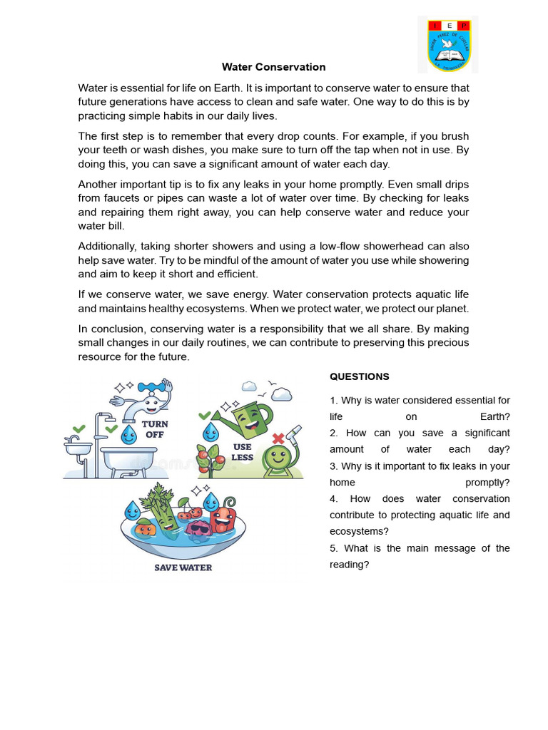 Water-Saving Tips for Everyone | PDF