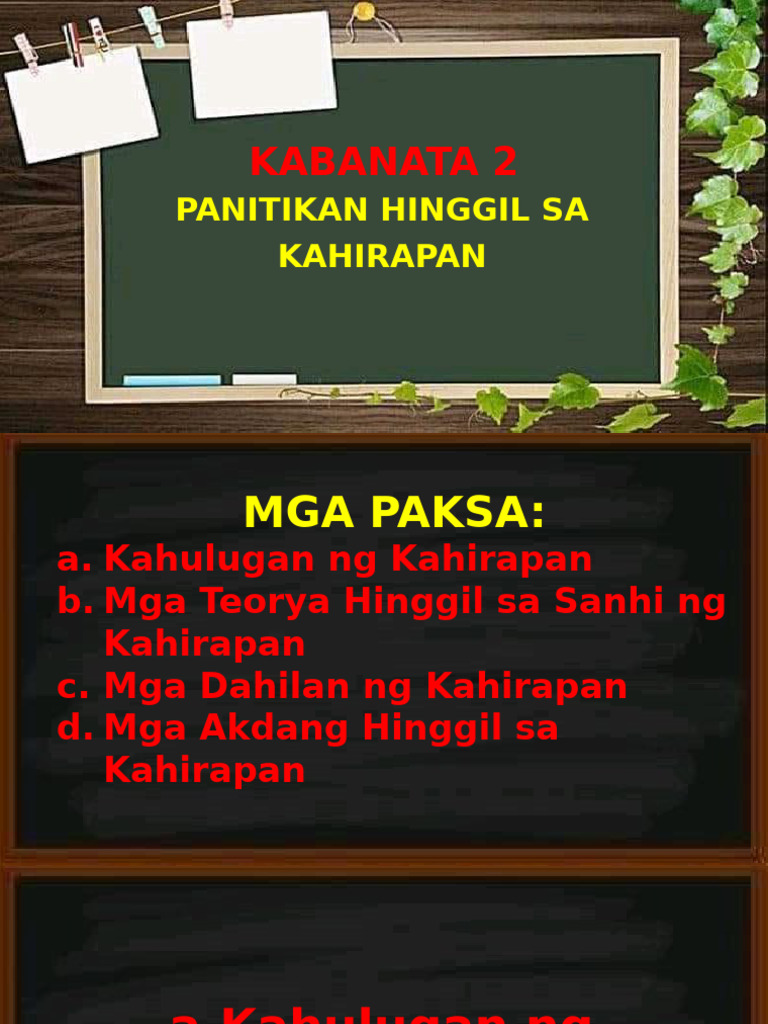 Soslit Kabanata 2 4 | PDF