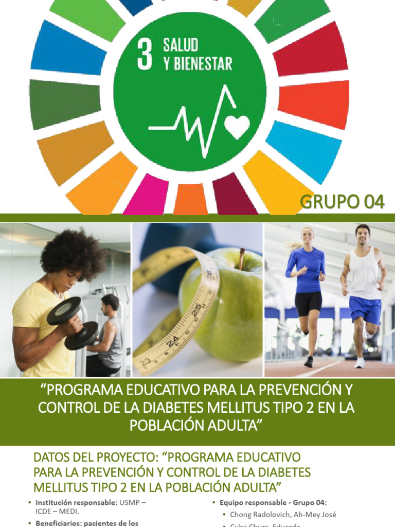 Grupo 04 Ods 3 Salud y Bienestar | PDF | Diabetes | Obesidad
