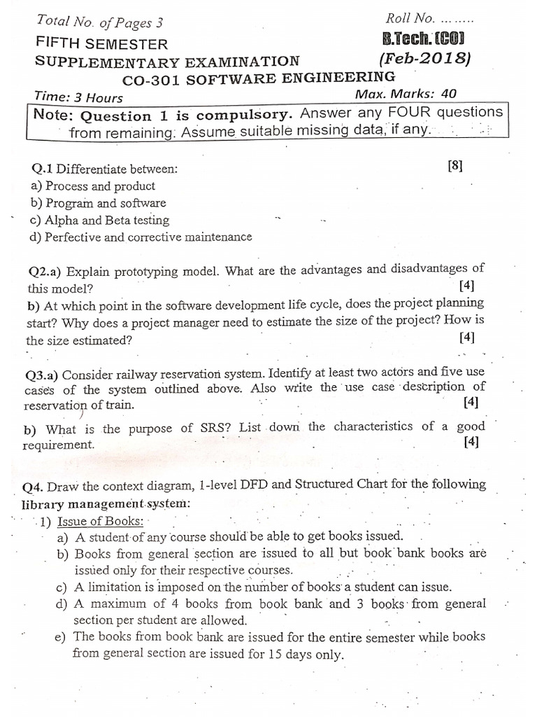Co301 Se 2018 Supp Feb | PDF