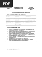 Protocolo de Simulacro | PDF | Simulación | Primeros auxilios