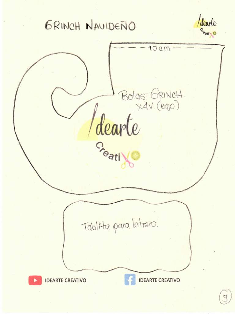 Molde Grinch 3 | PDF