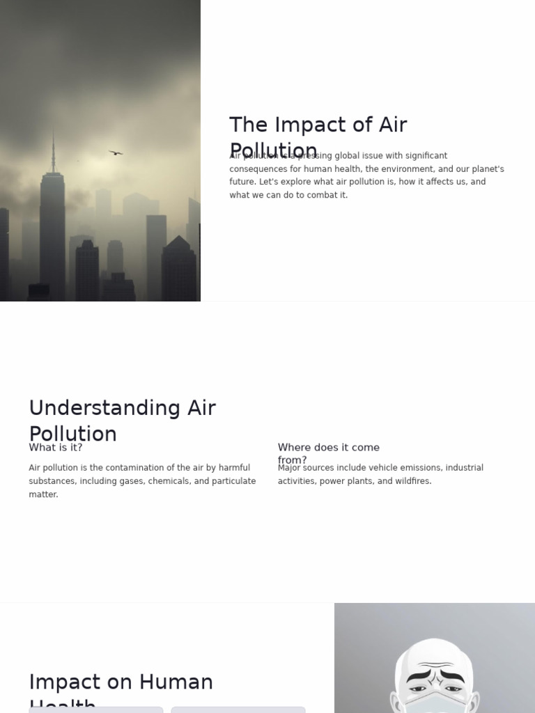 Understanding Air Pollution's Impact | PDF | Air Pollution | Pollution