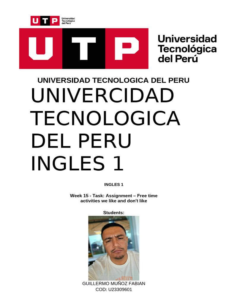 Semana15 TASK WEEK15 GUILLERMO MUÑOZ 2024 | PDF