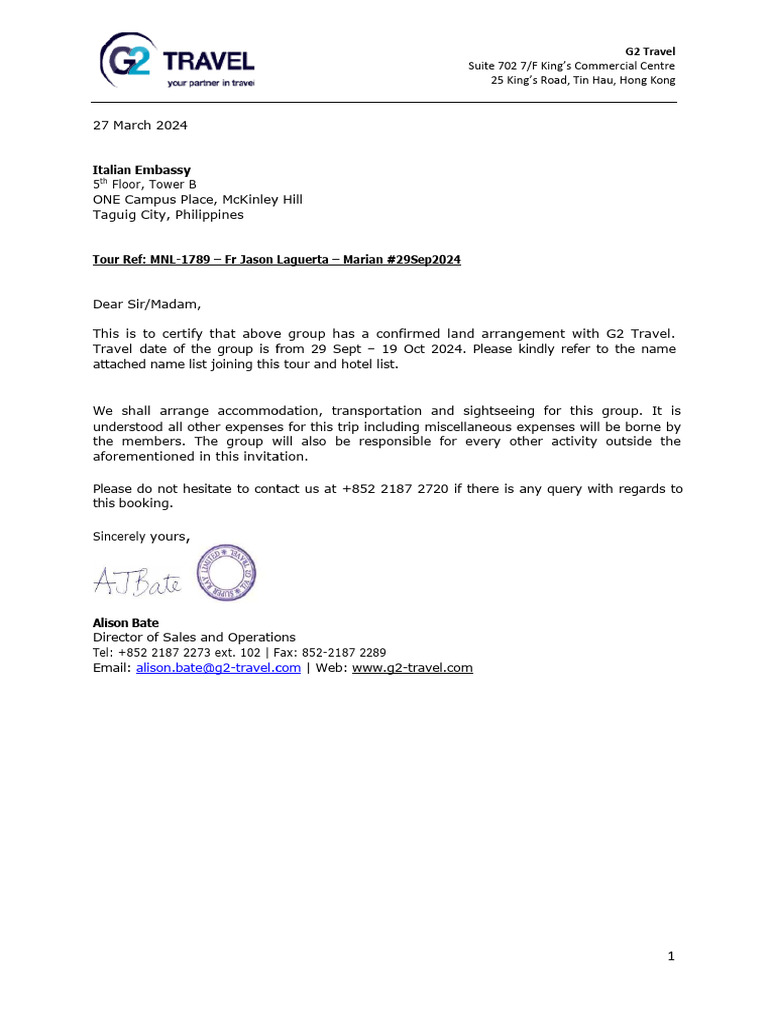 MNL 1789 FR Jason Laguerta - Marian #29sep2024 Italian Embassy | PDF ...
