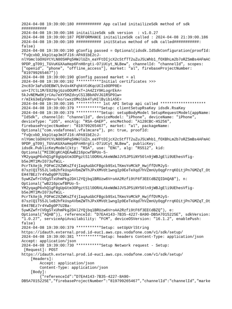 Id SDK Logs | PDF | Espionage Techniques | Cyberwarfare