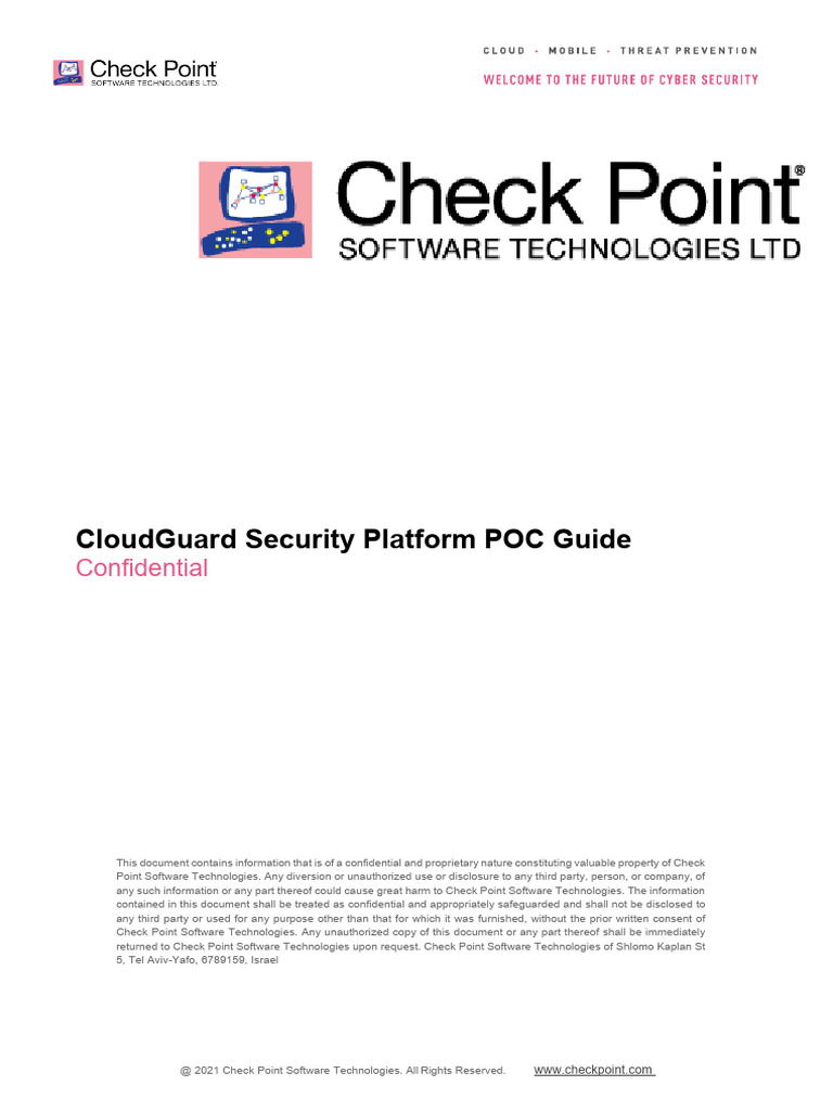 CloudGuard POC Guide - Updated | PDF | Computer Security | Security