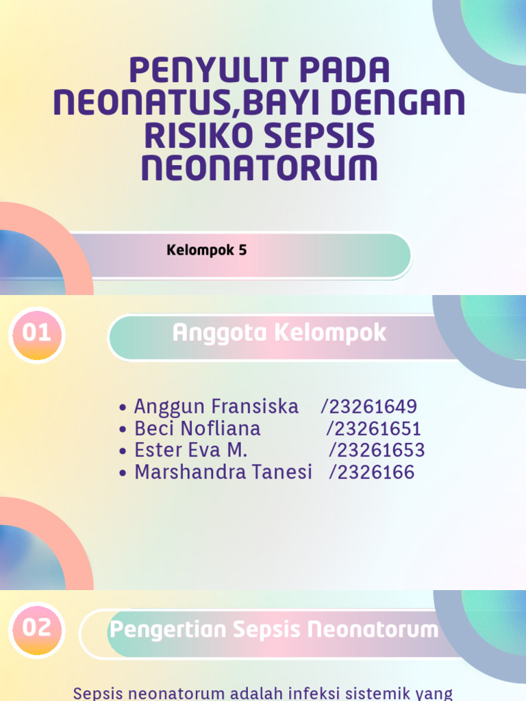 Kelompok 5 Sepsis Neonatorum (Bu Deasy) | PDF