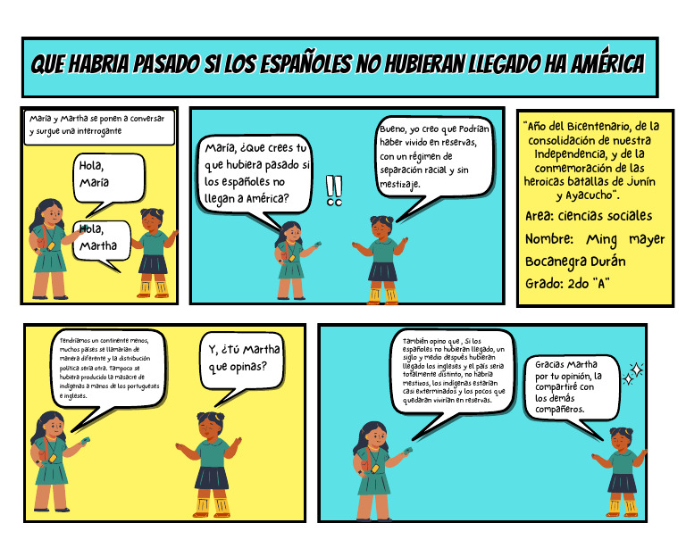 Historieta Importancia Del Diálogo Divertido Colorido - 20241111 ...