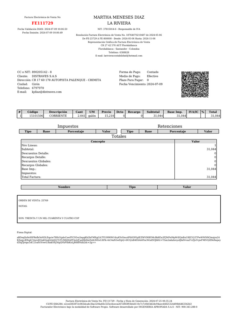 Impuestos Retenciones Totales: Martha Meneses Diaz La Riviera | PDF ...