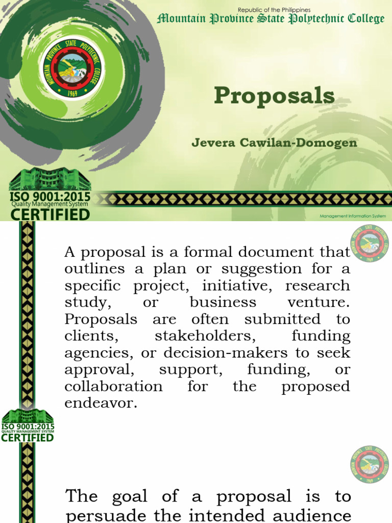 Proposals | PDF | Career & Growth | Art