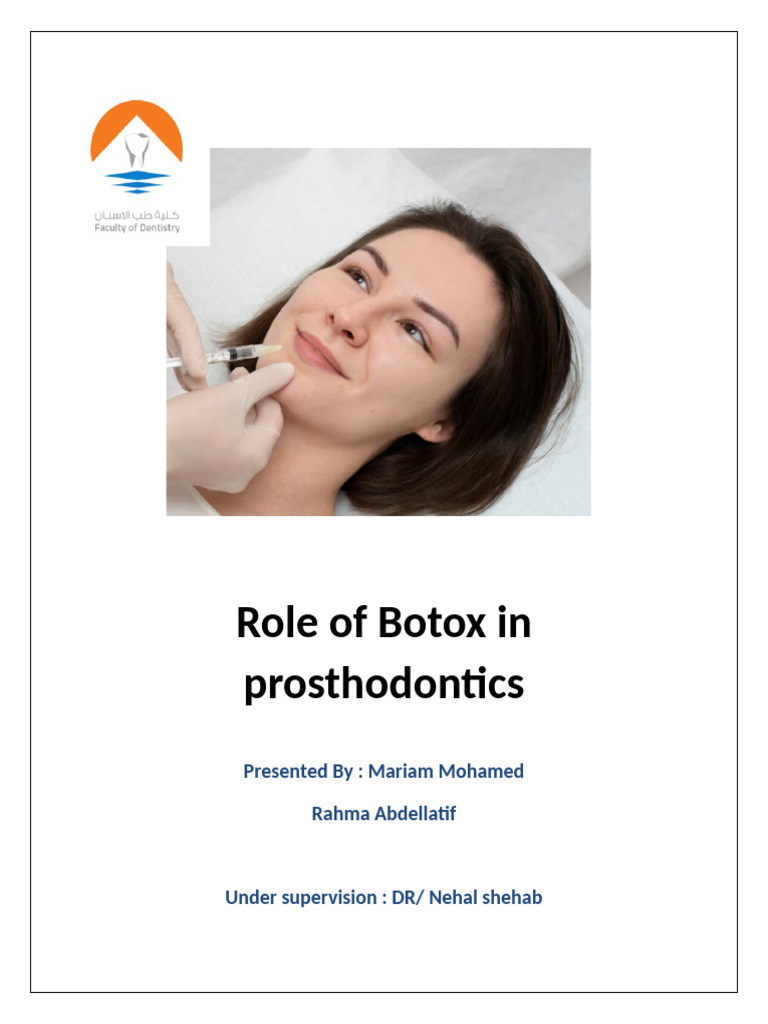 Botox | PDF | Botulinum Toxin | Clinical Medicine