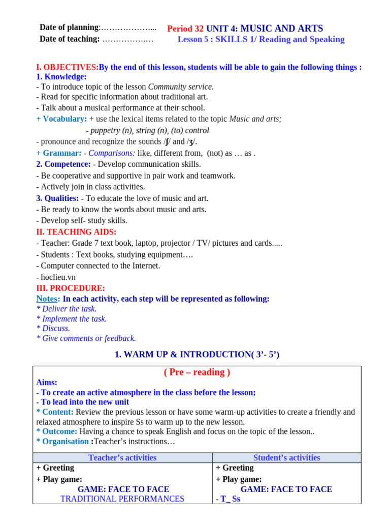 Unit 4 - Lesson 5 - Skills - 1 | PDF | Vocabulary | Human Communication