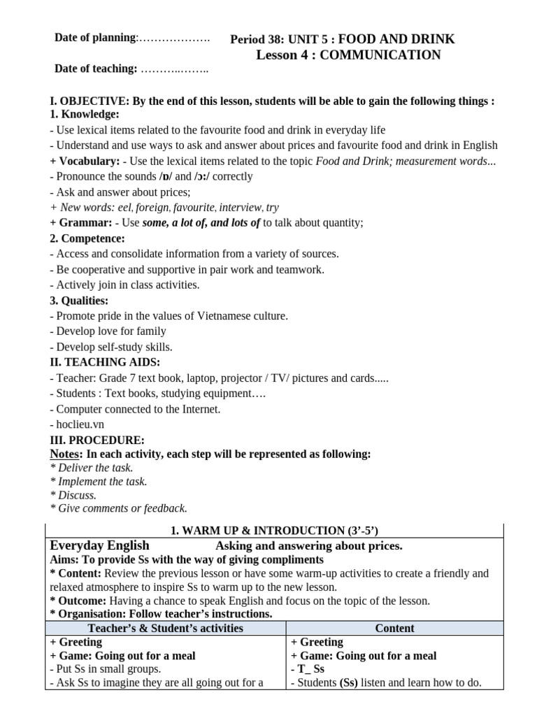 Unit 5 - Lesson 4 - Communication | PDF | Human Communication | Learning